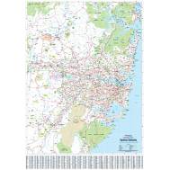 Maptopia sells wall maps of New South Wales - laminated map of NSW ...