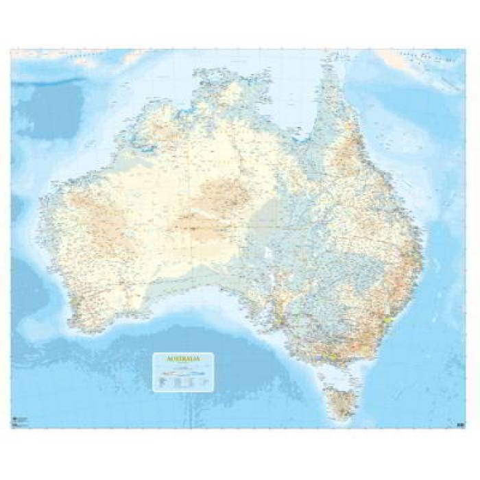 Australia 5million General Reference Map 0484