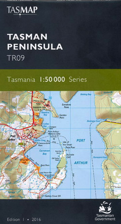 Tasman Peninsula Topographic Map