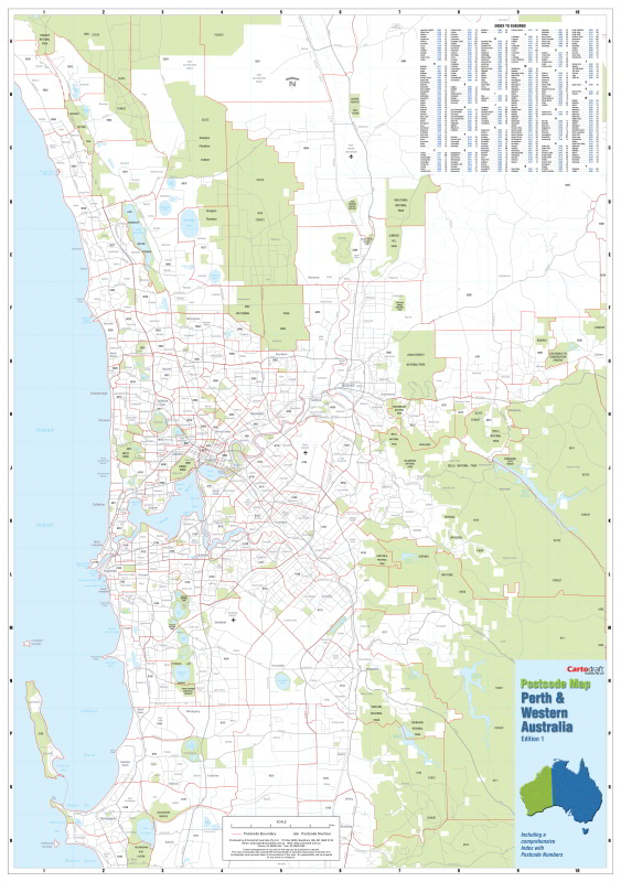 Victoria Melbourne Postcode Map Victoria Melbourne Postcode Map
